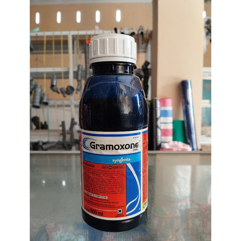 Jual Gramoxone 500ml Herbisida Obat Racun Rumput Gulma 276 SL | Shopee ...