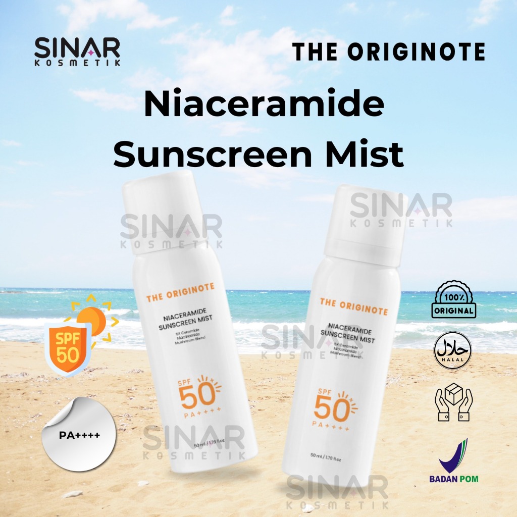 Jual The Originote Niaceramide Sunscreen Mist SPF 50 PA++++ - Sunscreen ...