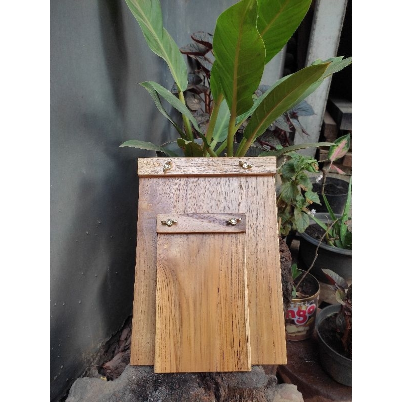 Jual WOODEN BOARD MENU/ PAPAN MENU KAYU/ BUKU MENU KAYU/ BUKU MENU ...