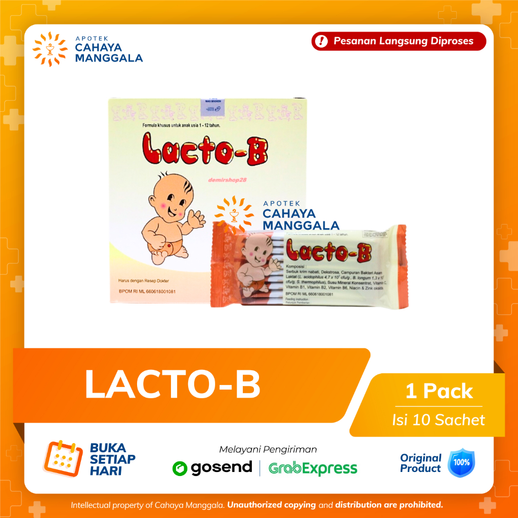 Jual LACTO B PACK @ 10 SACHET | Shopee Indonesia