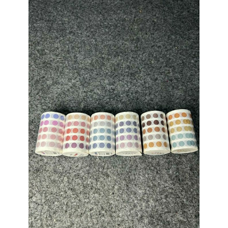 Jual STICKER DOT ROLL / DOT STICKER / STIKER BULAT / STICKER BULAT ...