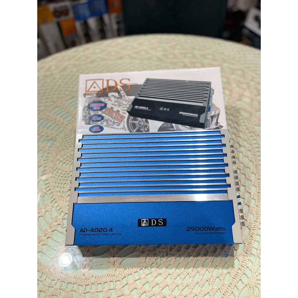 Jual POWER AMPLIFIER MOBIL 4 CHANNEL MOSFET TIPE AD 4020.4 MEREK ADS ...