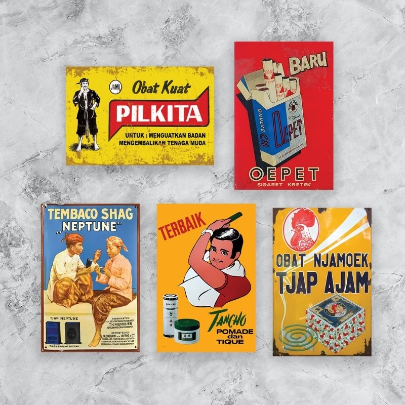 Jual pajangan iklan jadul vintage retro | Shopee Indonesia