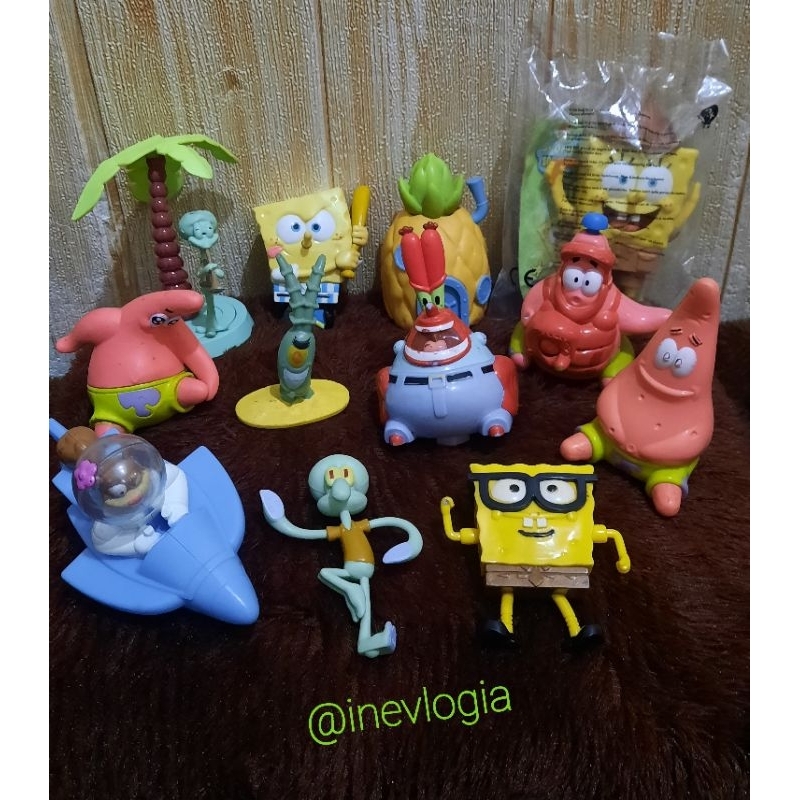 Jual Mainan Figure Spongebob/Spong bob Squarepants/MCD happy meal/KFC happy meal/Mcdonald's/KFC ...