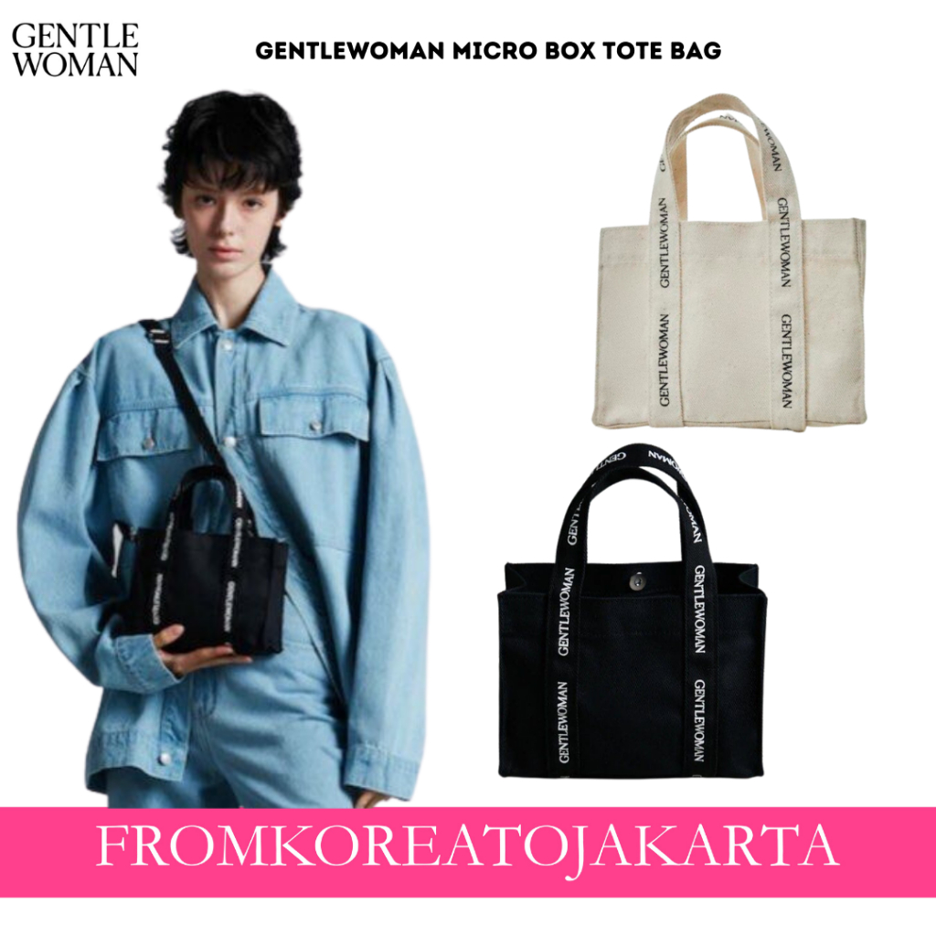 Jual GENTLEWOMAN MICRO BOX TOTE BAG | Shopee Indonesia