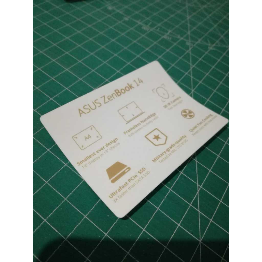 Jual Stiker Spesifikasi Laptop Asus Zenbook 14 Series | Shopee Indonesia