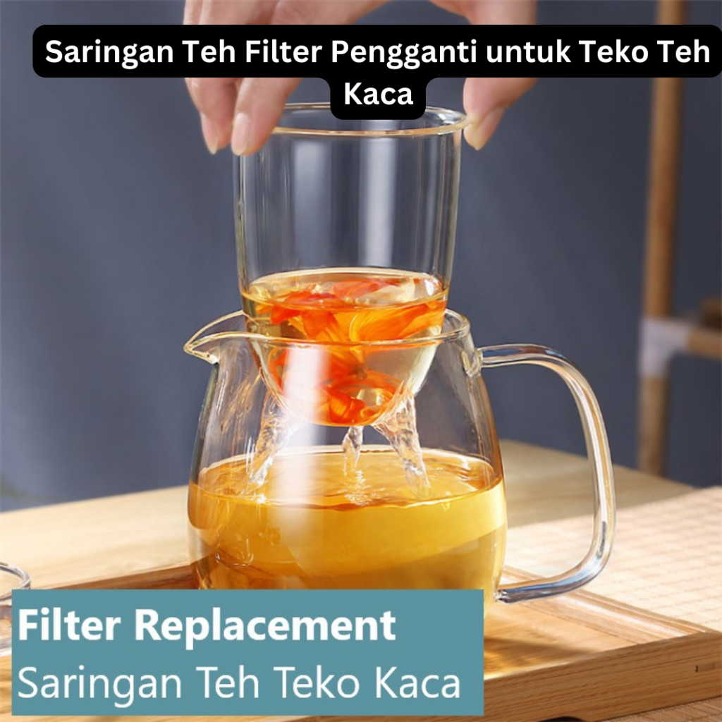 Jual Saringan Teh Filter Pengganti untuk Teko Teh Kaca | Shopee Indonesia