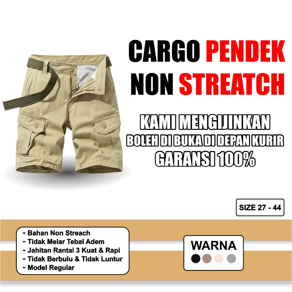 Jual celana pendek cargo pria slimfit cargo kimpol chino termurah yg ...
