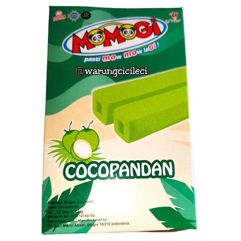 Jual MOMOGI RASA COCOPANDAN 12g x 10pcs ( 1 BOX ) | Shopee Indonesia
