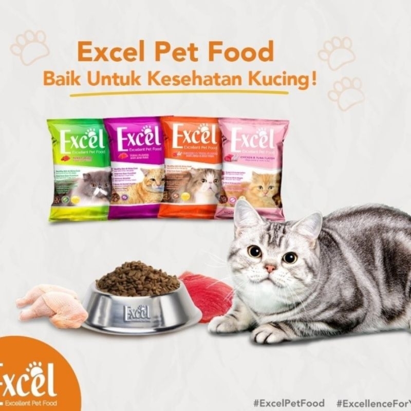 Jual EXCEL CAT FOOD | Shopee Indonesia