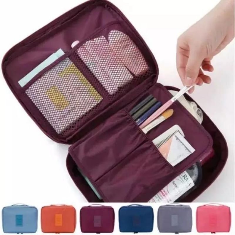 Jual BATAM GROSIR (CI.AR) T431 Tas Kosmetik Travel Monopoly/Cosmetic ...