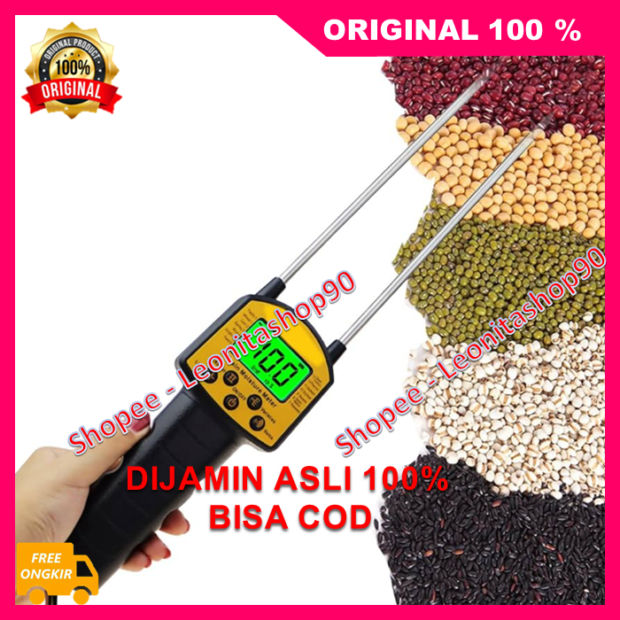 Jual Digital Grain Moisture Meter Alat Pengukur Kadar Air Biji Bijian ...