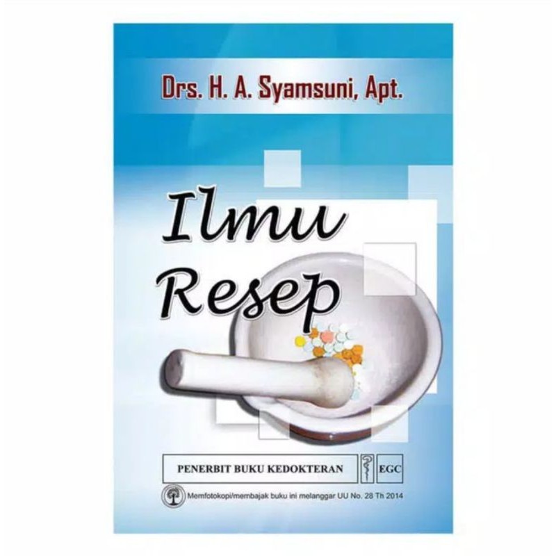 Jual ORIGINAL BUKU ILMU RESEP KEFARMASIAN SYAMSUNI | Shopee Indonesia