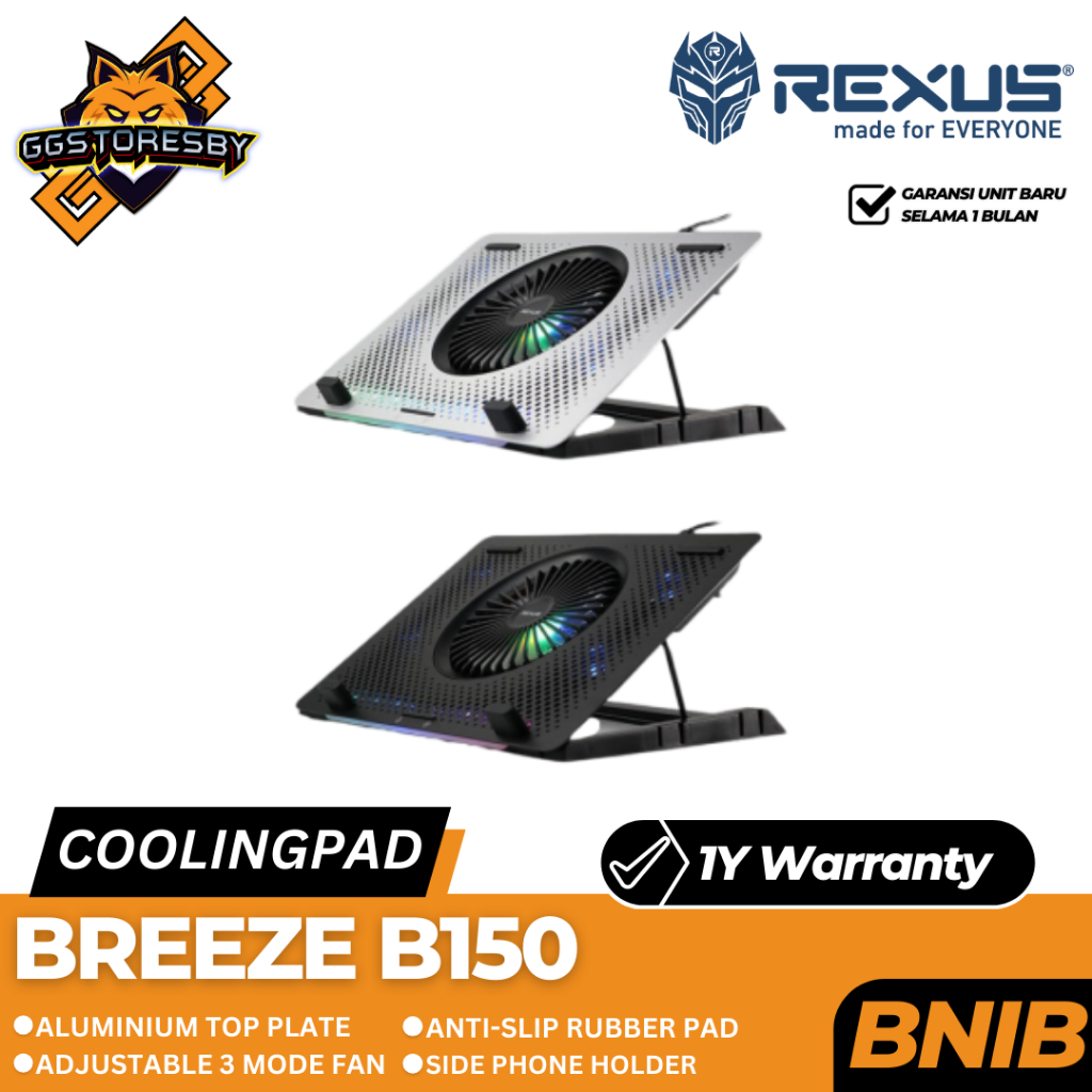 Jual Rexus Breeze B150 Rgb Coolingpad | Shopee Indonesia