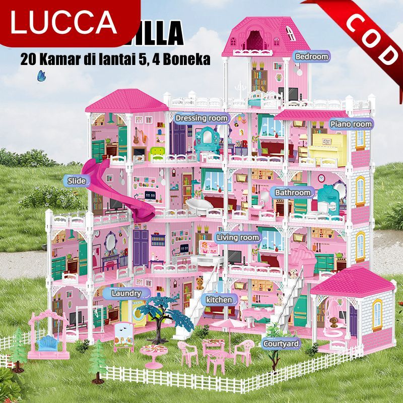Jual Mainan Doll House Ekstra Besar 20 House Rumah Rumahan Anak ...