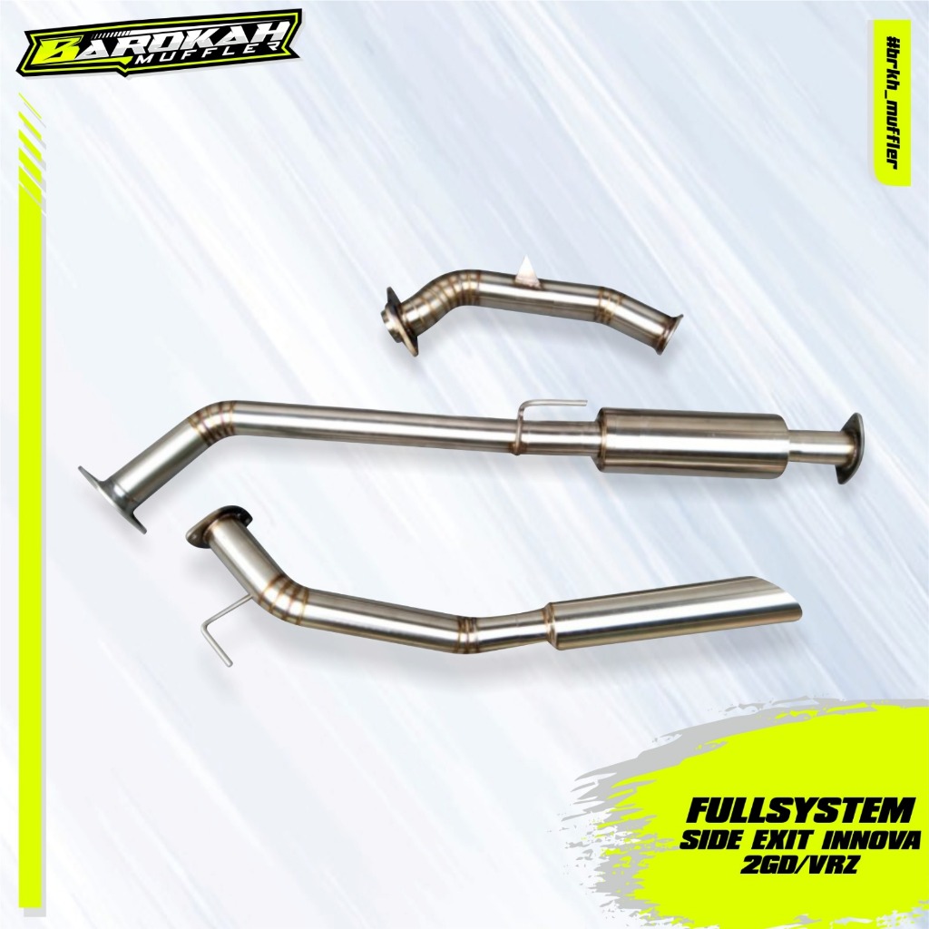 Jual KNALPOT FULLSYSTEM SIDE EXIT SAMBUNGAN FRONTPIPE INNOVA DIESEL 2KD ...