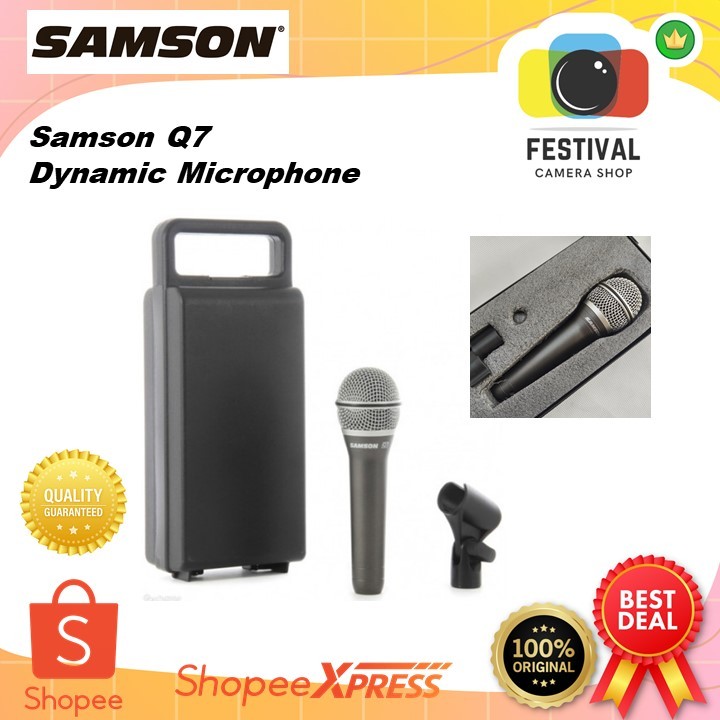 Jual SAMSON Q7 DYNAMIC MICROPHONE | Shopee Indonesia
