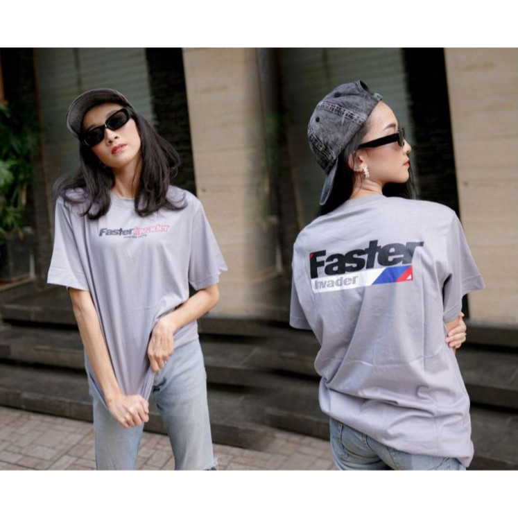 Jual Kaos Never Stop Faster Invader /Kaos Distro Racing Otomotif Pria ...