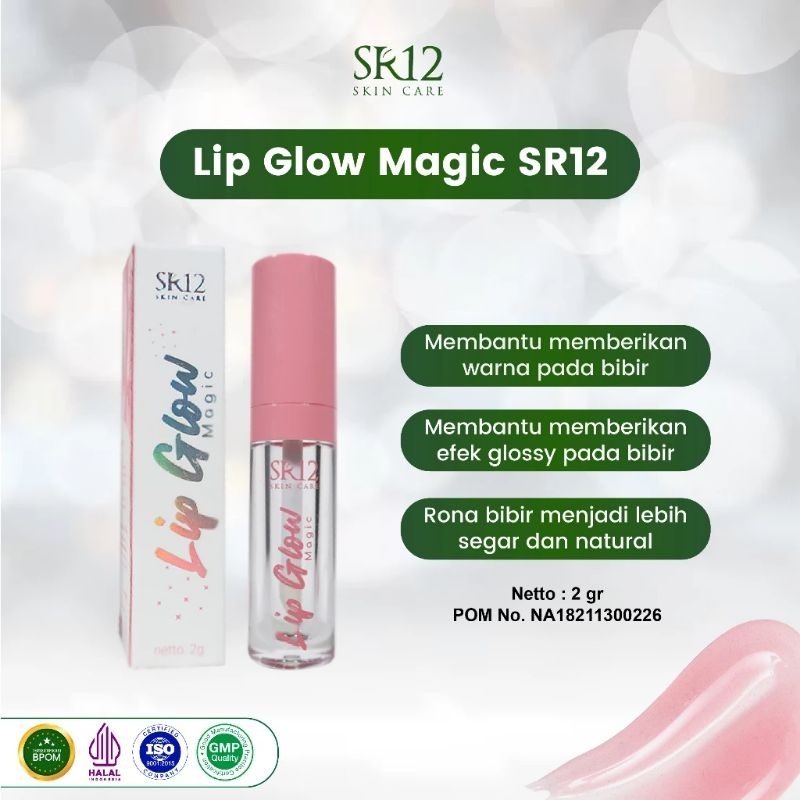 Jual LIP GLOW MAGIC SR12 || LIP GLOSS SERUM BIBIR SR12 HERBAL SKINCARE || SR12 ORIGINAL 100% ...