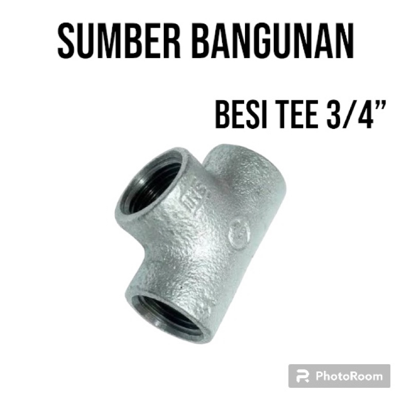 Jual TEE DRAT DALAM BESI 3/4” / TEE BESI 3/4” / TEE GALVANIS 3/4 ...