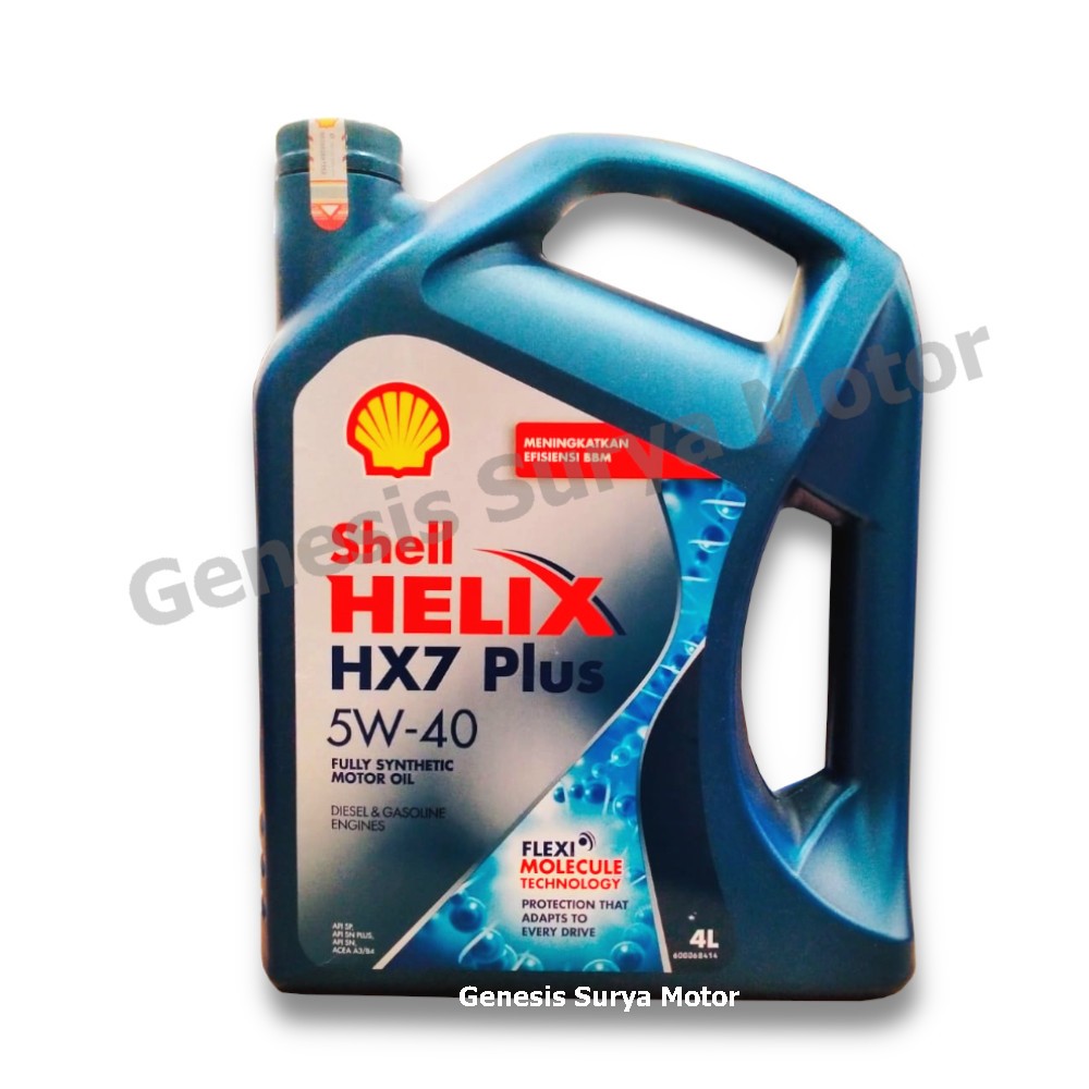 Jual Oli Shell Helix HX7 Plus 5W40 4L Full Synthetic | Shopee Indonesia