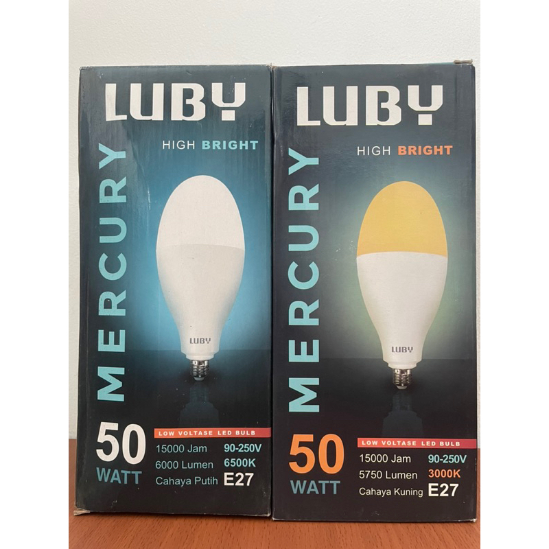 Jual Lampu Led Mercury 50 watt Putih & Kuning - LUBY | Shopee Indonesia