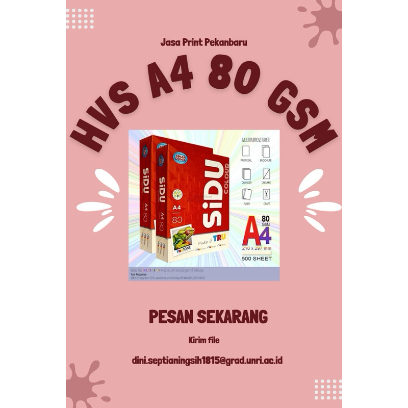 Jual Print HVS A4 80gsm | Shopee Indonesia