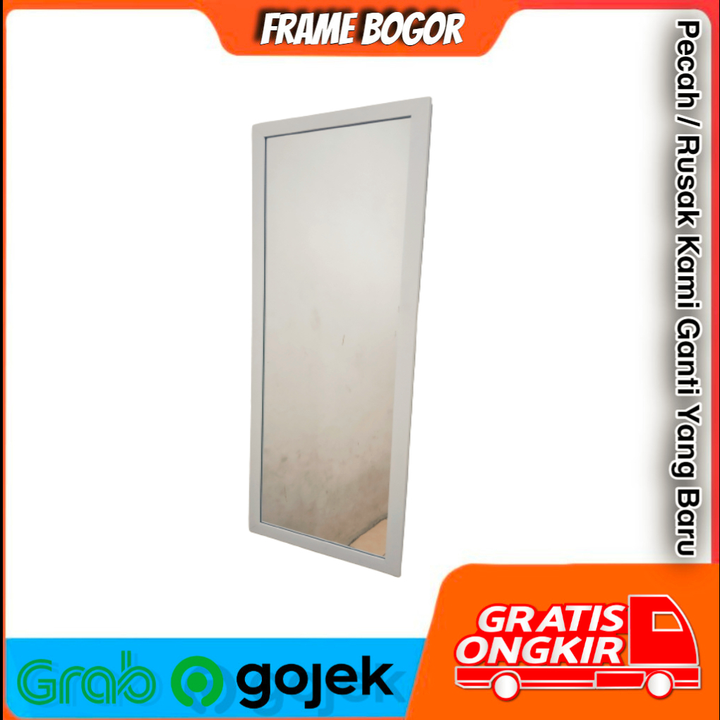 Jual Kaca Cermin Dinding / Cermin Gantung Ukuran 35 × 70 Cm Full ...
