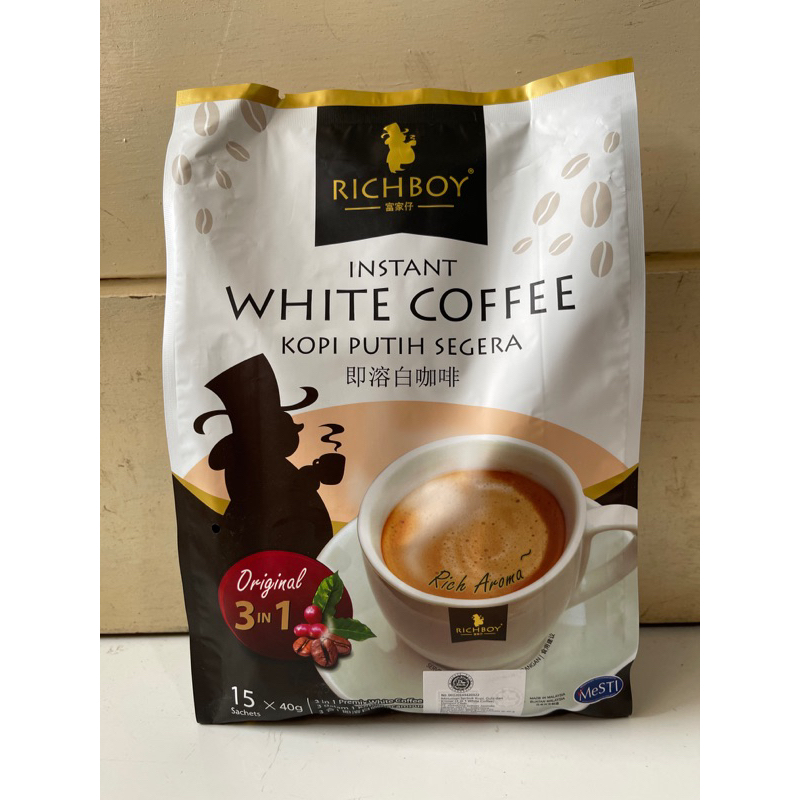 Jual richboy instant white coffee / instant coffeemix / instant teh ...