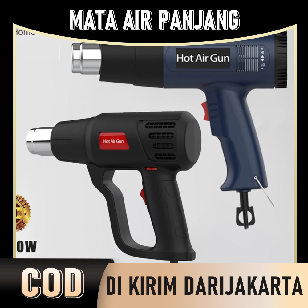 Jual HOT AIR GUN 2000W PEMANAS SEGEL STICKER PLASTIK / Hot Air Gun Heat ...