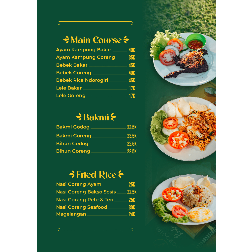 Jual JASA DESAIN ONLINE | DESAIN BUKU MENU / DESAIN PAMFLET RESTO ...