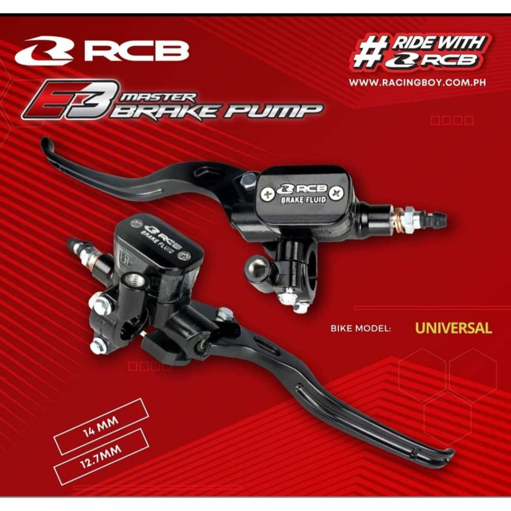 Jual master rem RCB OVAL KOTAK 2 tabung ORIGINAL RCB TRANSPARAN 14mm ...