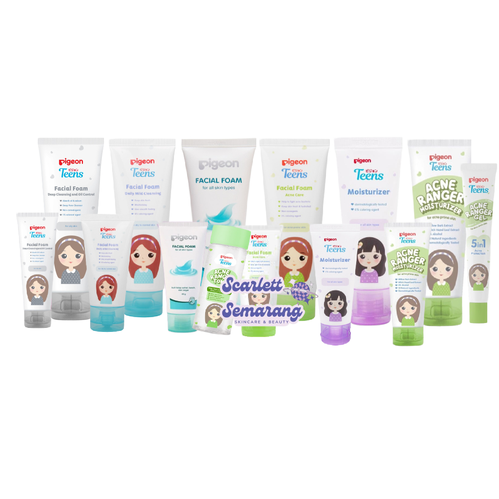 Jual Pigeon Teens Facial Foam | Moisturizer | Toner | Pembersih Wajah ...