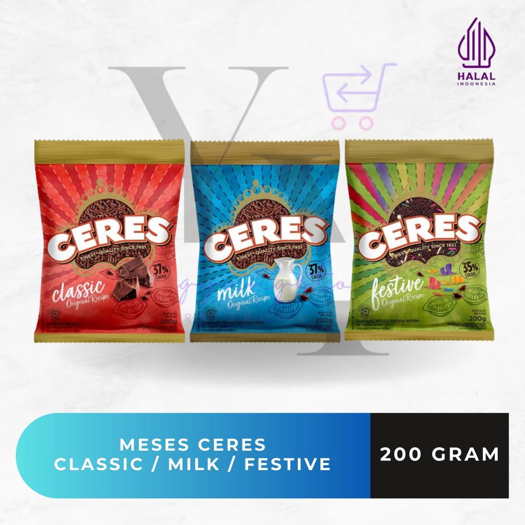 Jual Meses Ceres Classic / Milk / Festive 200 gram | Shopee Indonesia