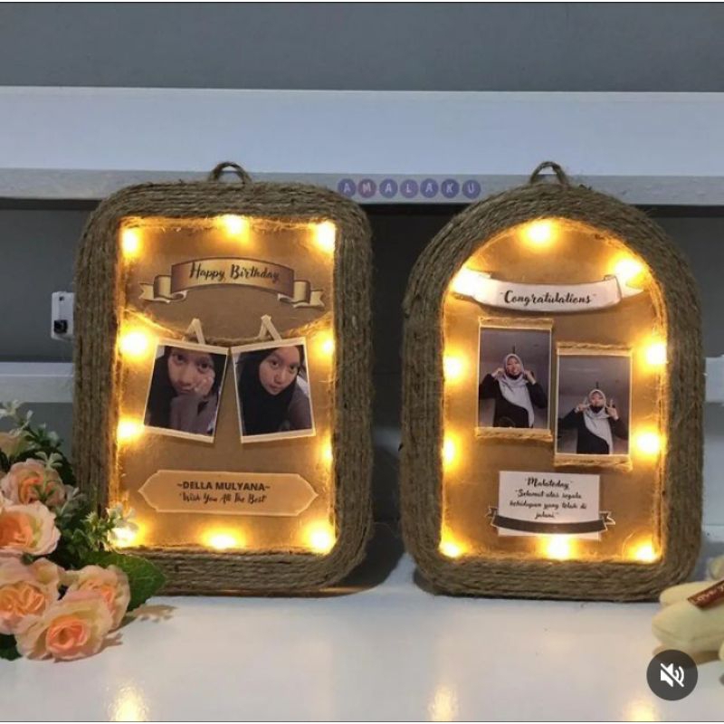 Jual GIFT 1 HARI JADI Hadiah Untuk Teman Hadiah Untuk Pacar Frame Unik ...