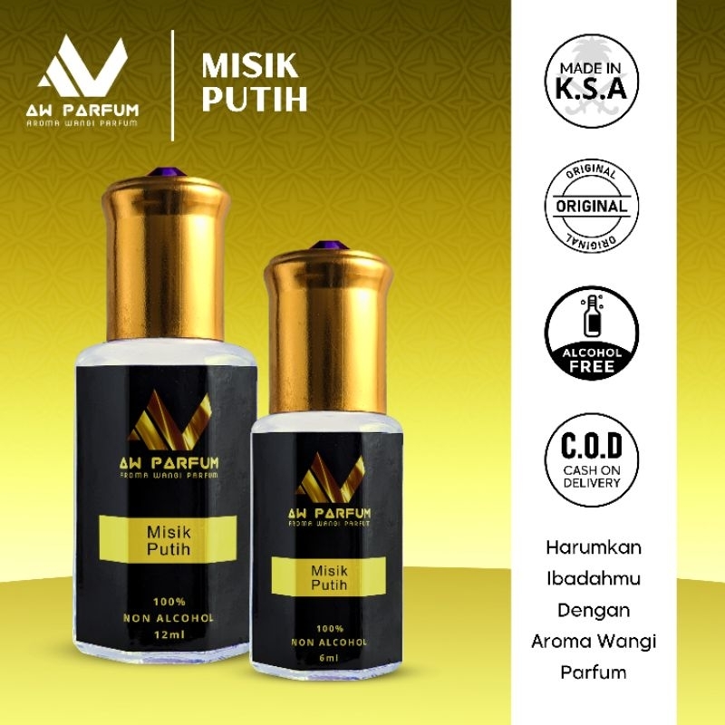 Jual Minyak Wangi MISIK PUTIH original 100% non alkohol by AW Parfum ...