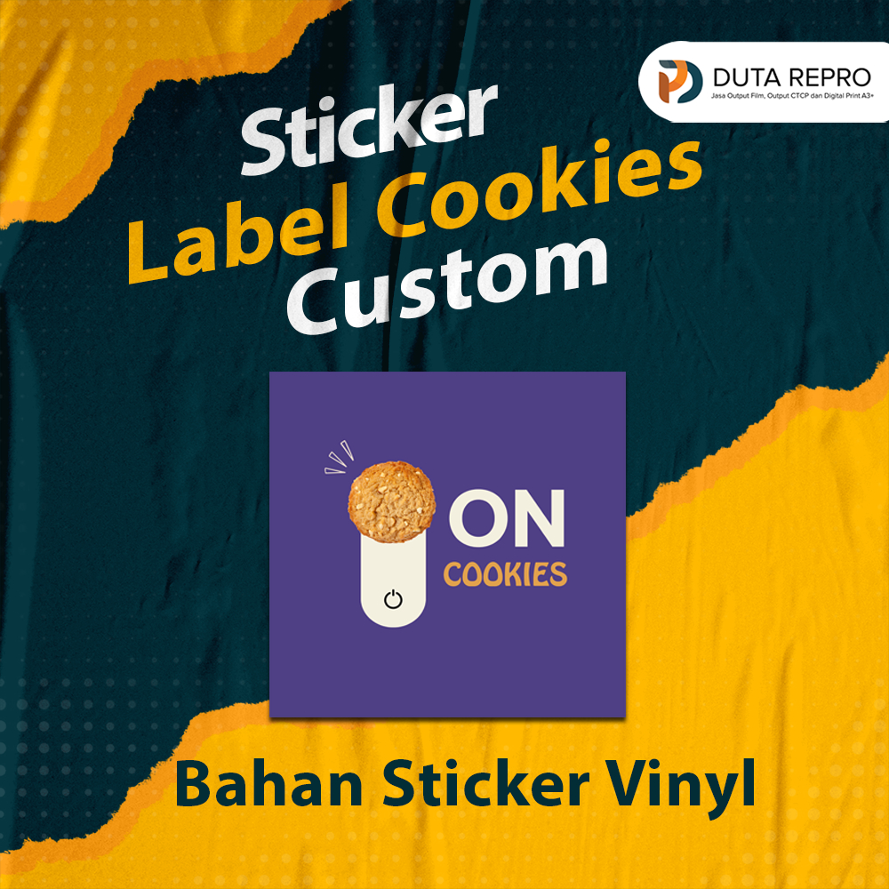 Jual STIKER LABEL COOKIES CUSTOM/STIKER SEGEL BOX/PACKAGING/TOPLES ...