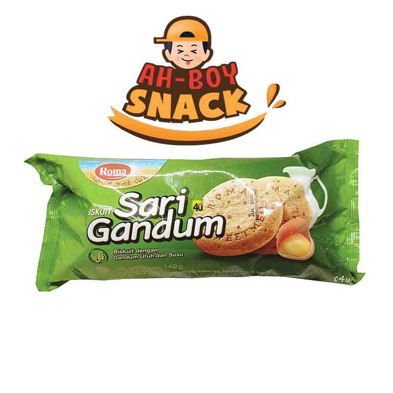 Jual ROMA BISKUIT SARI GANDUM ROLL - 149 GRAM - BULAT | Shopee Indonesia