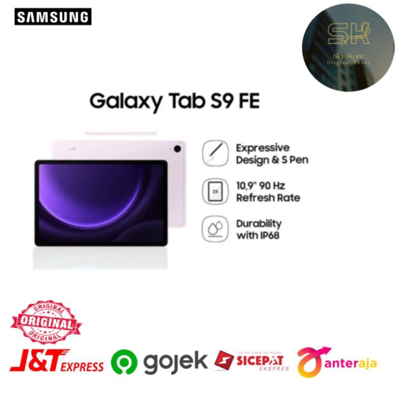 Jual SAMSUNG Galaxy Tab S9FE 5G - Wiffi only [6/128Gb] Garansi Resmi ...