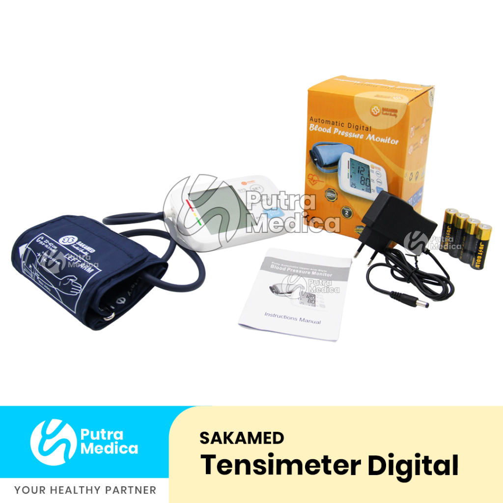 Jual Sakamed Tensimeter Digital + Fungsi Suara Bahasa Indonesia / Tensi ...