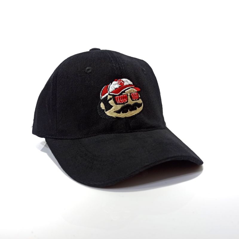 Jual Topi Bordir Super Mario Bross Kacamata Kumis Snapback 5 Panel ...