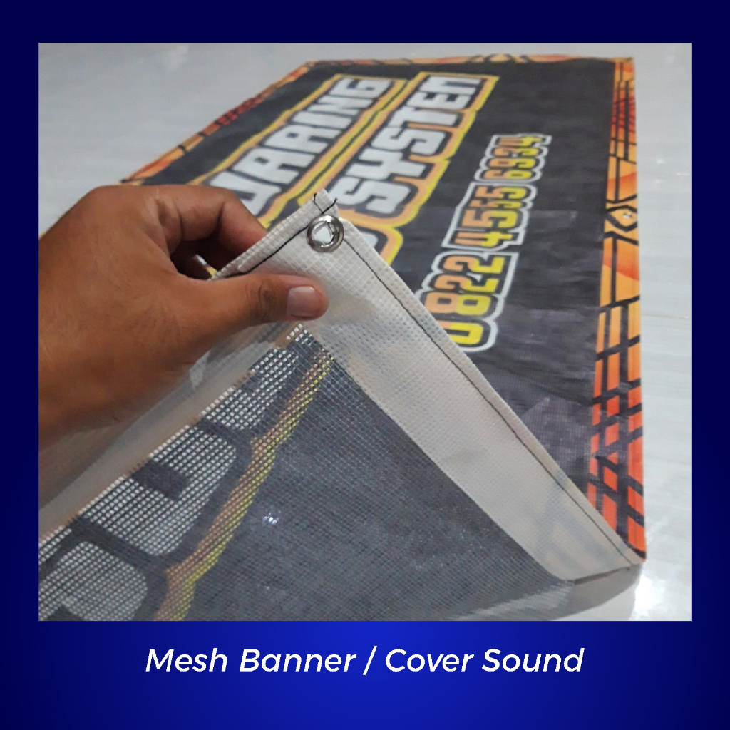 Jual Mesh Banner Jaring / Cover Sound | Shopee Indonesia