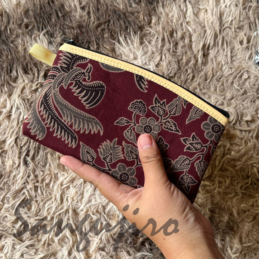 Jual Pouch batik ukuran 16 x 10 cm dompet batik souvenir pernikahan dompet batik khas jogja ...