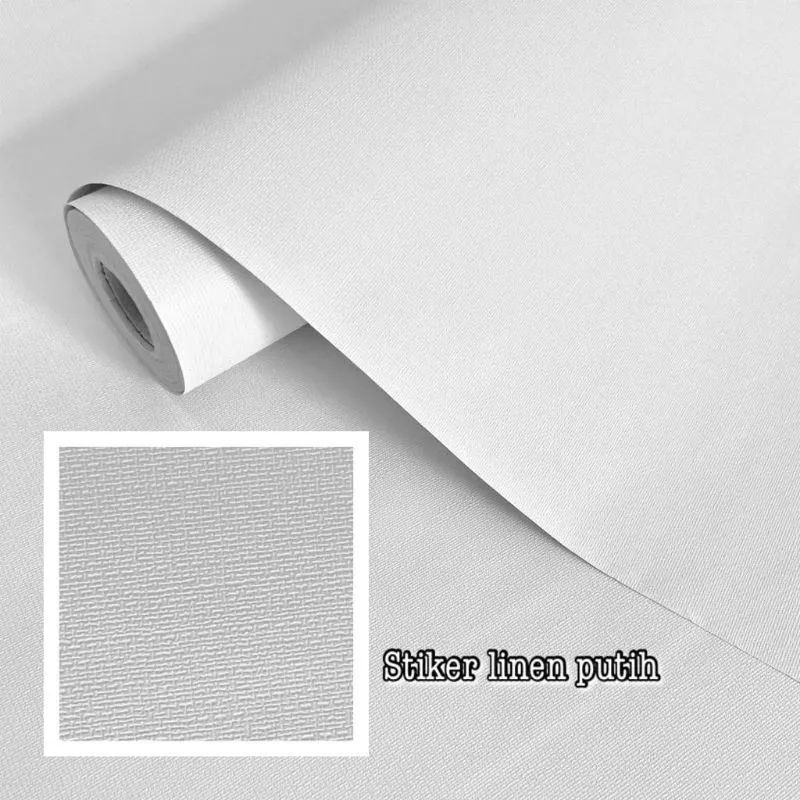 Jual Wallpaper Stiker Dinding Motif kain / Motif Linen sudah ada lemnya ...