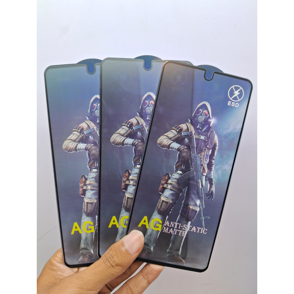 Jual Tempered Glass ESD Matte Anti Static Samsung A32 A14 A51 A52 A53 ...