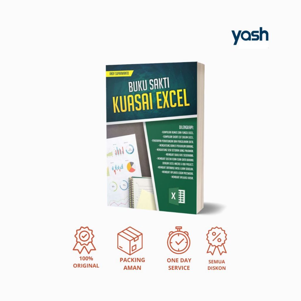 Jual Buku Sakti Kuasai Excel - ANDY SUPARWANTO | Shopee Indonesia Jual Buku Sakti Kuasai Excel - ANDY SUPARWANTO | Shopee Indonesia