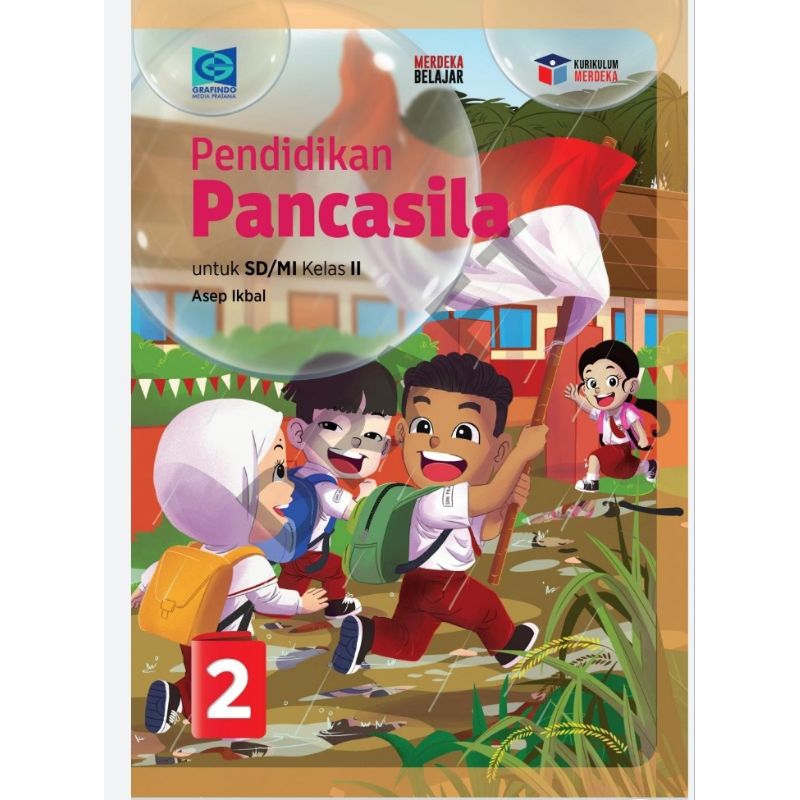 Jual Buku Pendidikan Pancasila Kelas 2 SD/MI Kurikulum Merdeka penerbit Grafindo | Shopee Indonesia