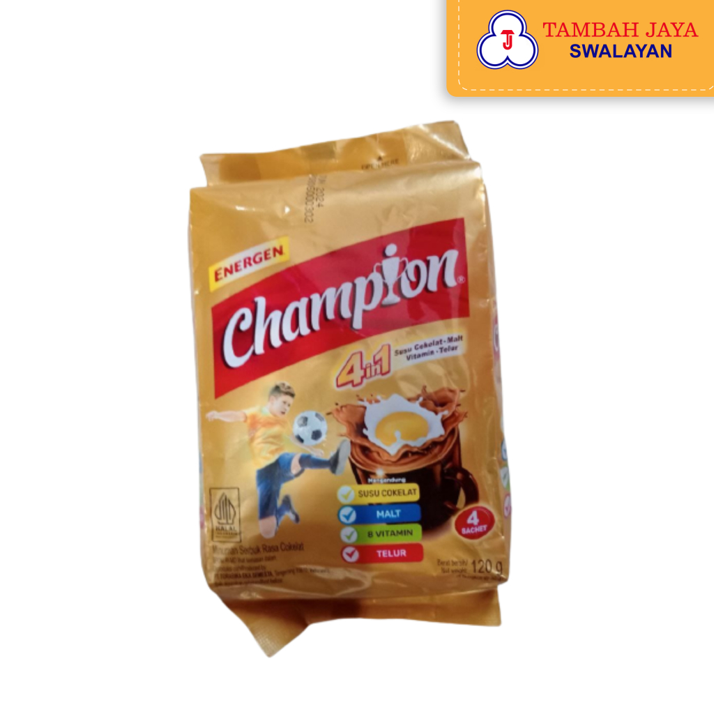 Jual Energen Champion 4in1 isi 4 Sachet | Shopee Indonesia
