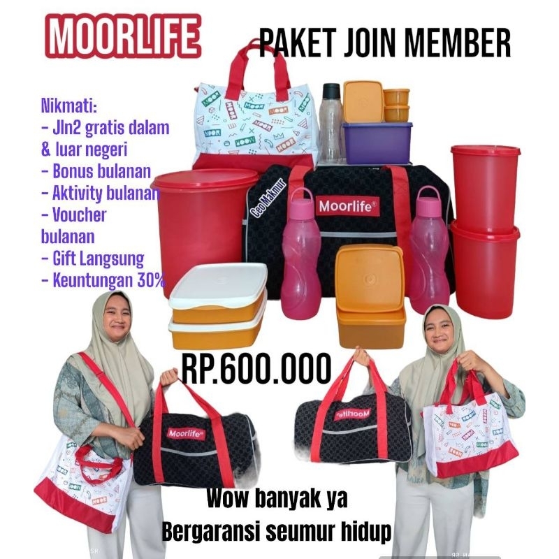 Jual Paket Promo Murah Moorlife Member | Shopee Indonesia