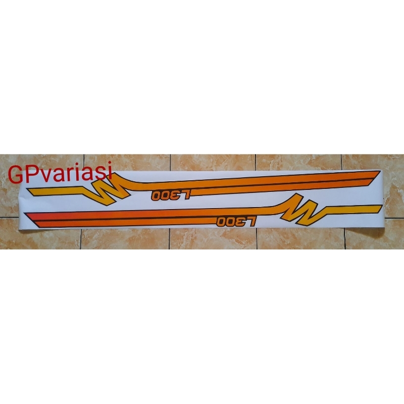 Jual stiker L300 pick up kuning//stiker pick up mitsubishi l300 ...